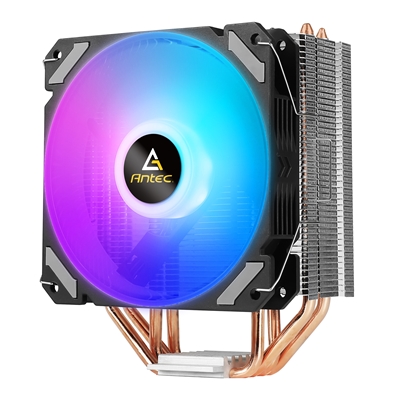 ANTEC A400i Fan CPU Cooler, Universal Socket, 120mm Neon Light Effect ...